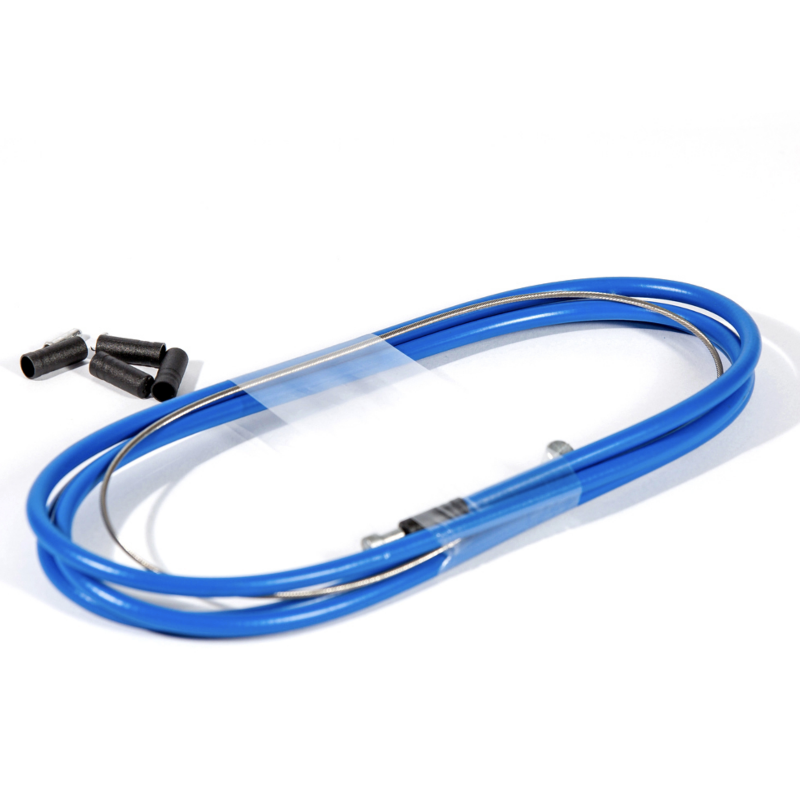 Fibrax Stainless Steel Brake Cable (Blue) | Click Cycle